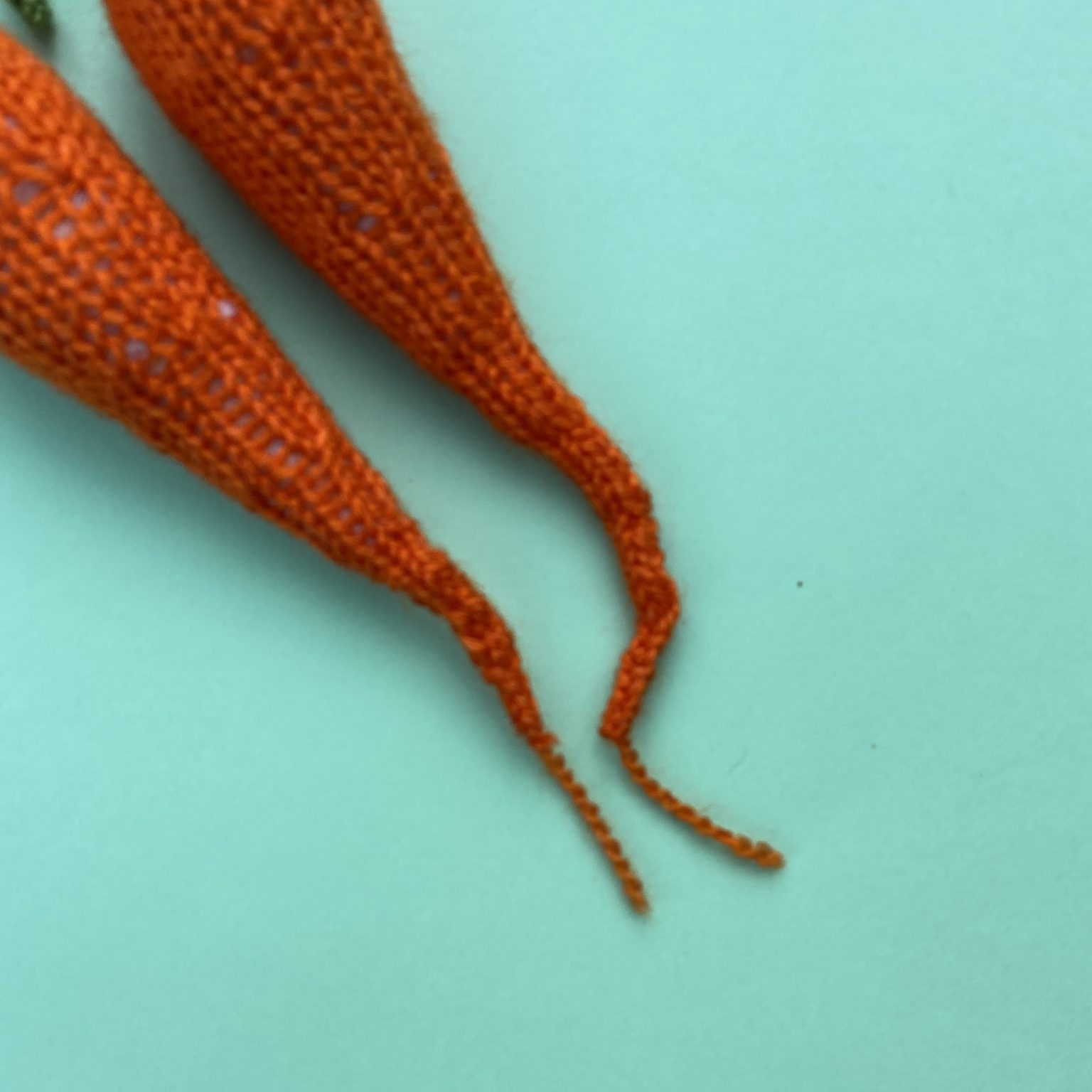 Free Carrot Knitting Pattern