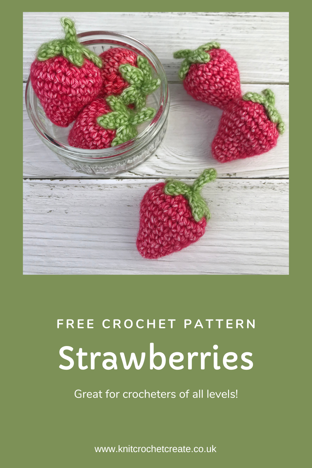 Free Crochet Strawberry Pattern