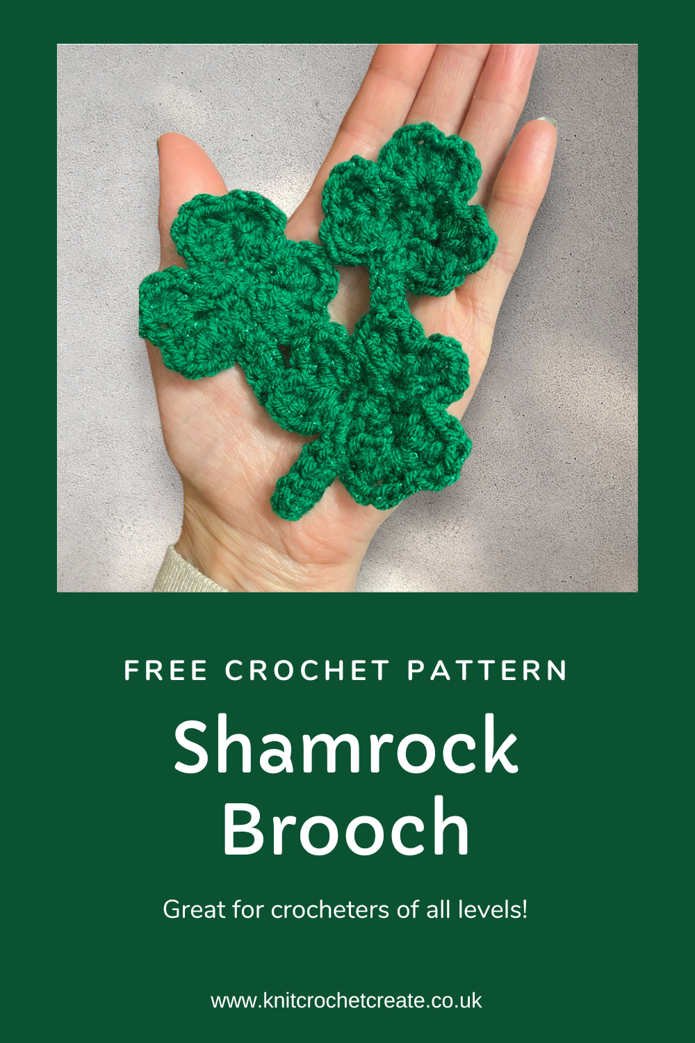Free Crochet Shamrock Pattern