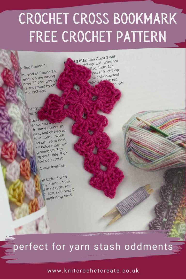 Crochet Cross Bookmark Free Pattern