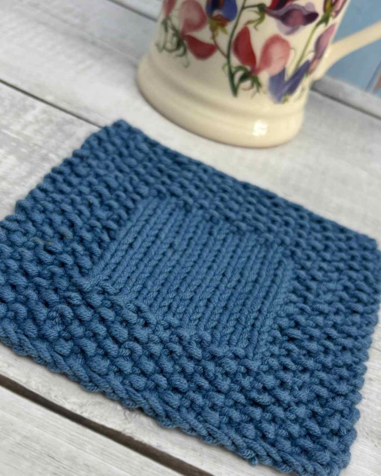 Easy Knitted Coaster Pattern