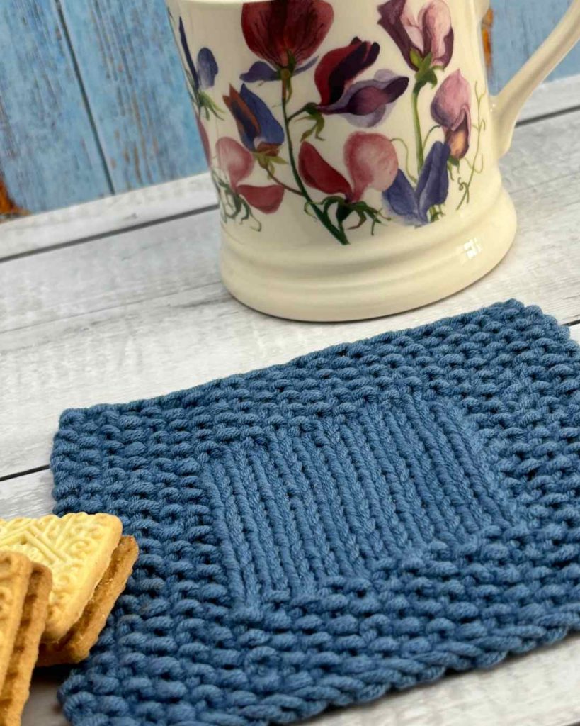 Easy Knitted Coaster Pattern