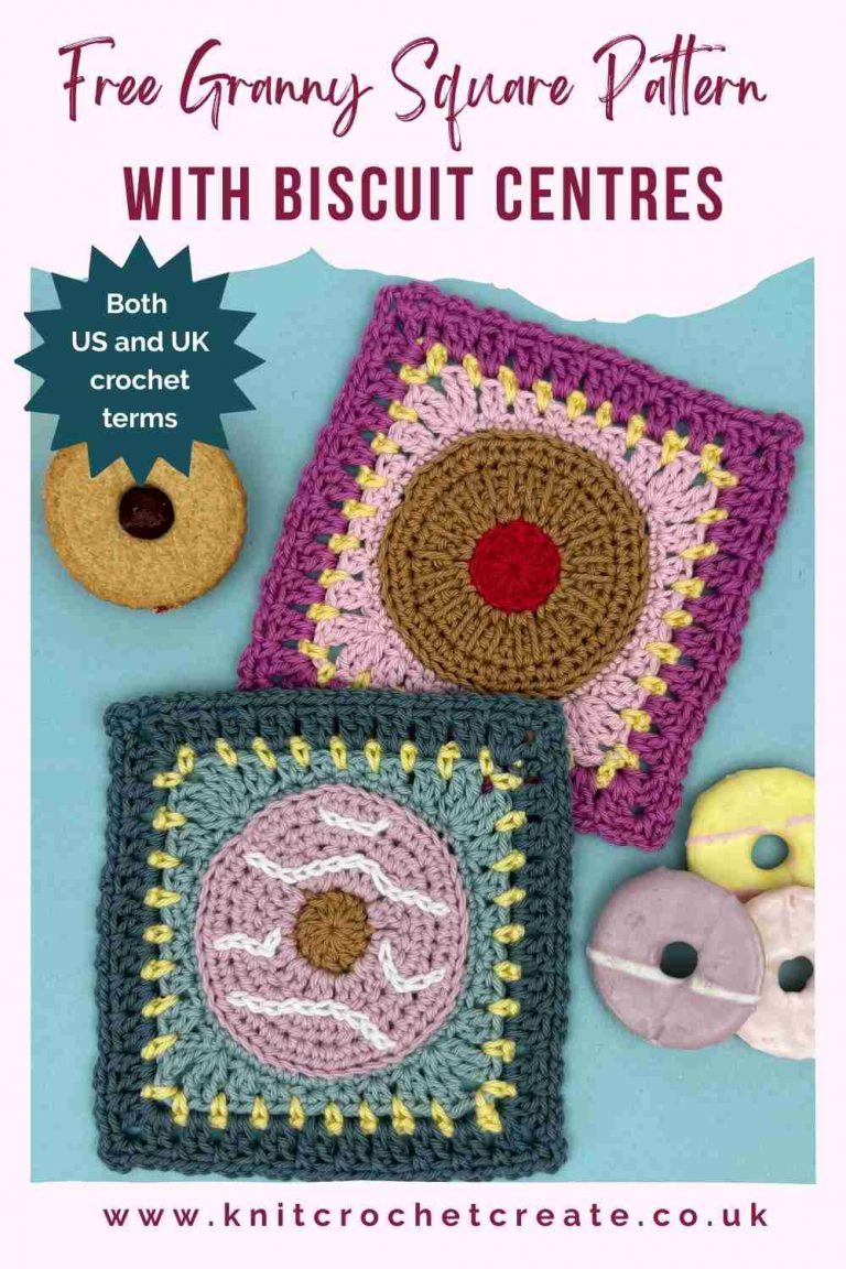 Biscuit Granny Square Pattern (Free) US Crochet Terms